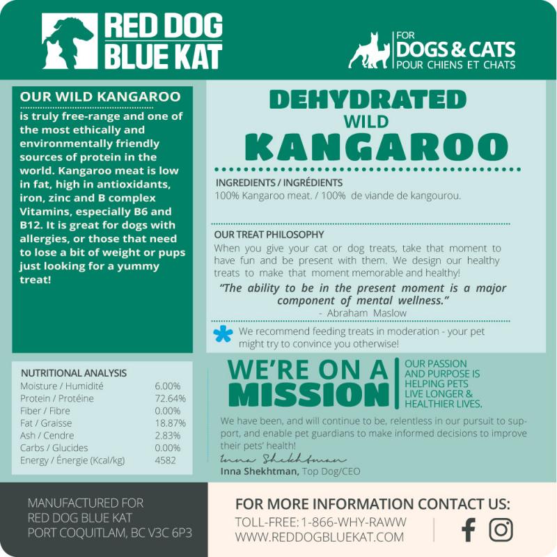 Red Dog Blue Kat Kangaroo | Pawsitively Canadian